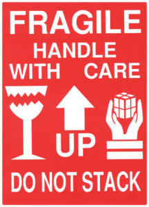 4-IN-1 - Fragile / Handle With Care / Up / Do not Stack - Ario ...